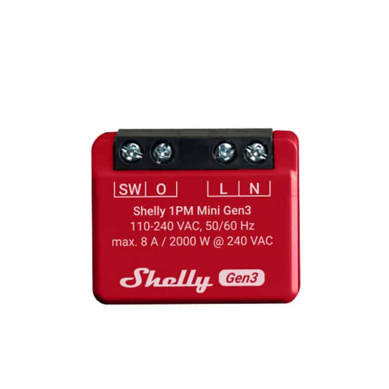 Shelly 1PM Mini Gen3 Wi-Fi Relay Switch - SmartHome Trade