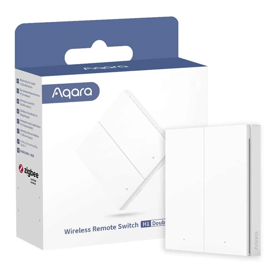 Aqara Zigbee Wireless Double Remote H1 - SmartHome Trade