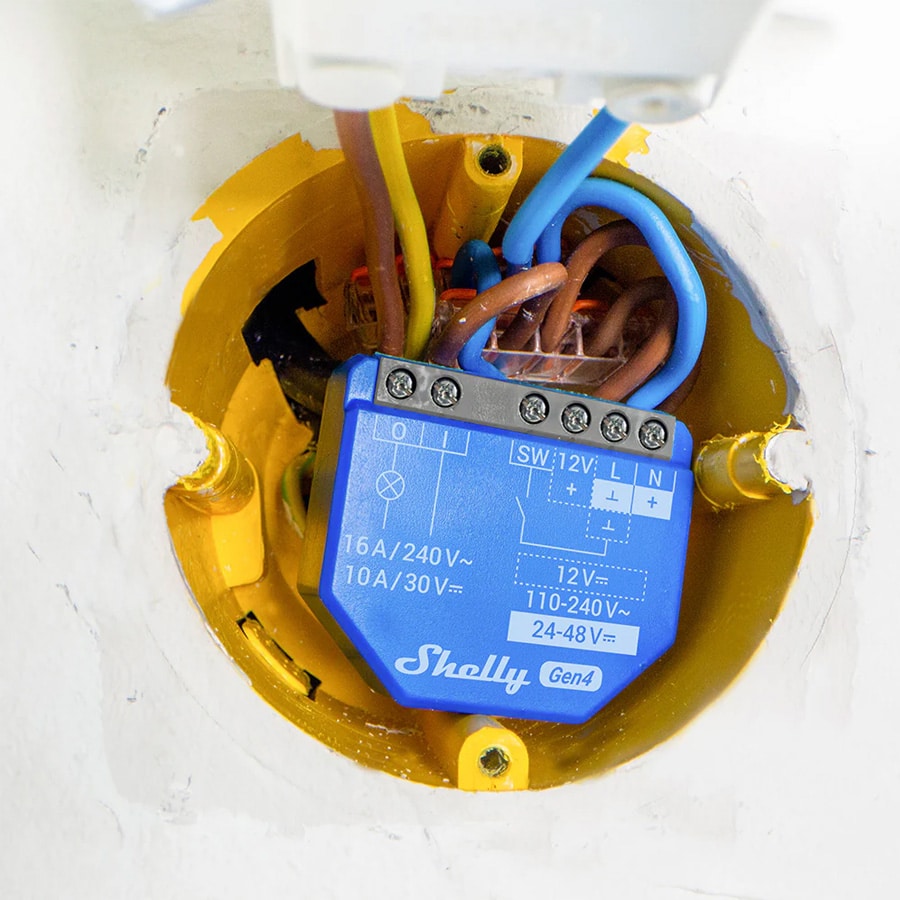 Shelly 1 Gen4 Relay Switch - SmartHome Trade