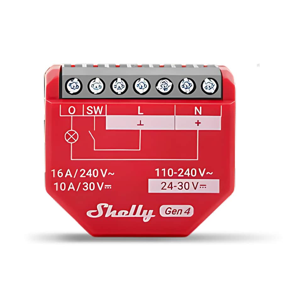 Shelly 1PM Gen4 Relay Switch - SmartHome Trade