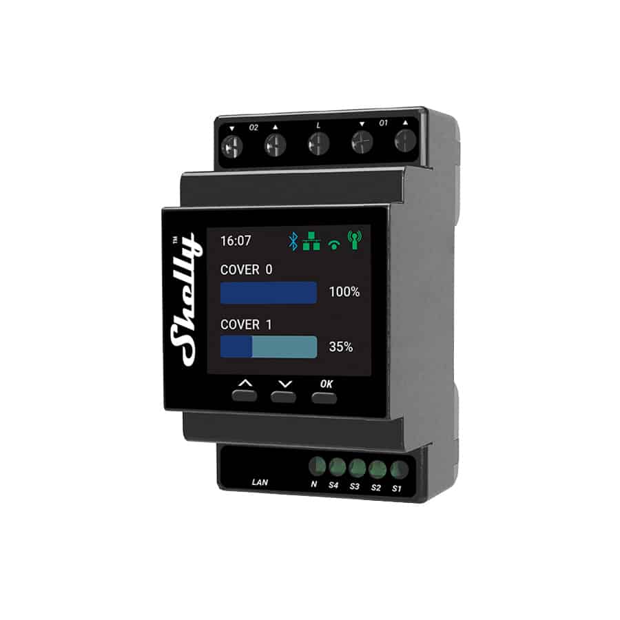 Shelly Pro Dual Shutter / Motor Controller - SmartHome Trade