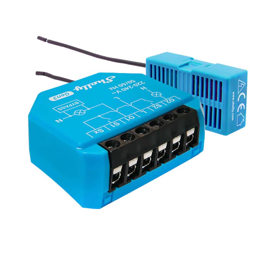 Shelly 2L Gen3 Wi-Fi (No Neutral) Double Relay Switch - SmartHome Trade